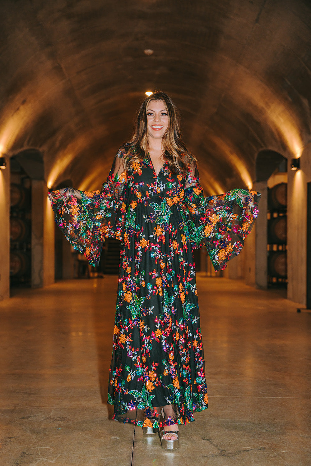 Colette Long Sleeve Maxi Dress - Dusk - Buddy Love – Julien's a ...